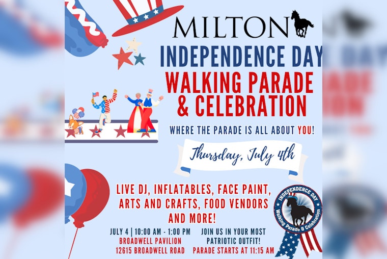Milton Ramps Up Festivities for Independence Day with Spirited Walking