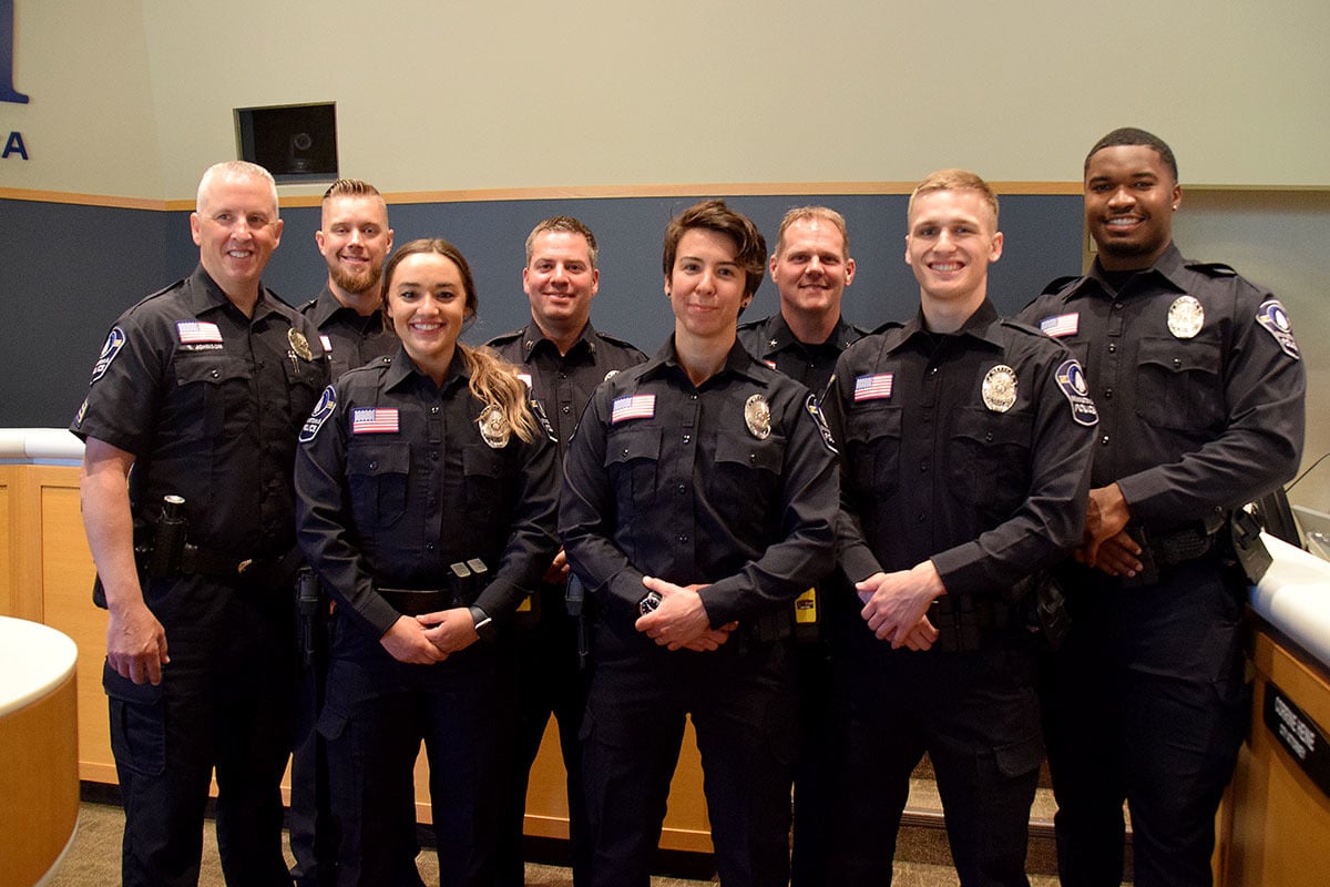 Minnetonka Police Department Welcomes New Officers and Celebrates