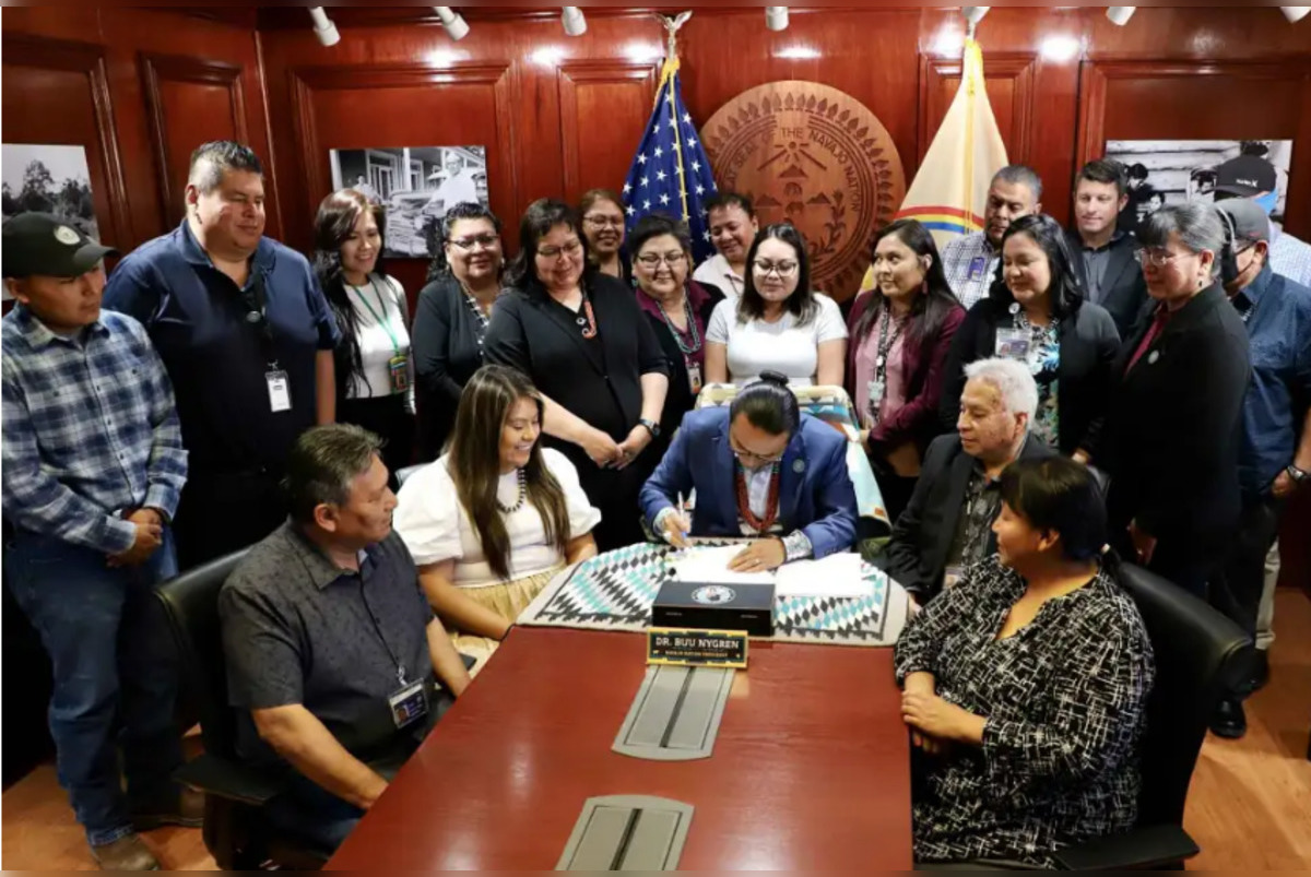 Navajo Nation President Buu Nygren Signs Monumental Legislation to