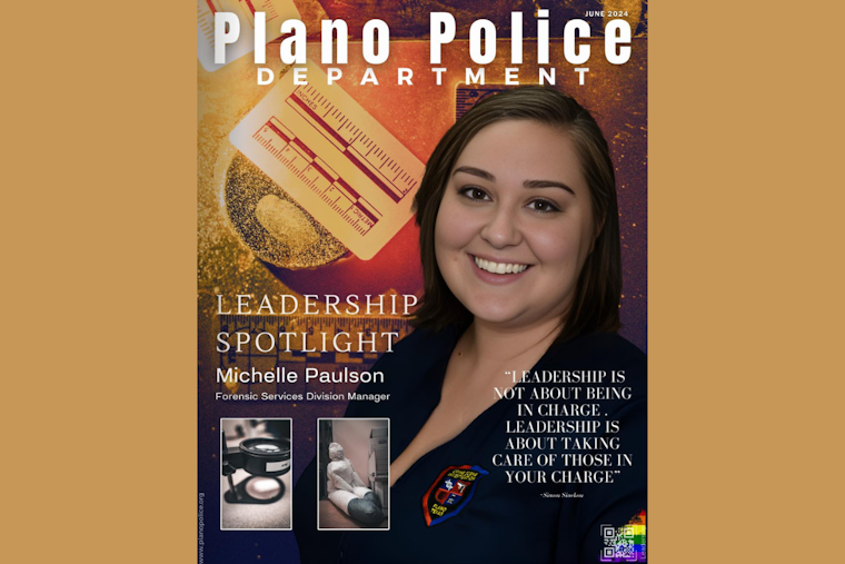 Plano Police Celebrate Forensic Services Leader Michelle Paulson for