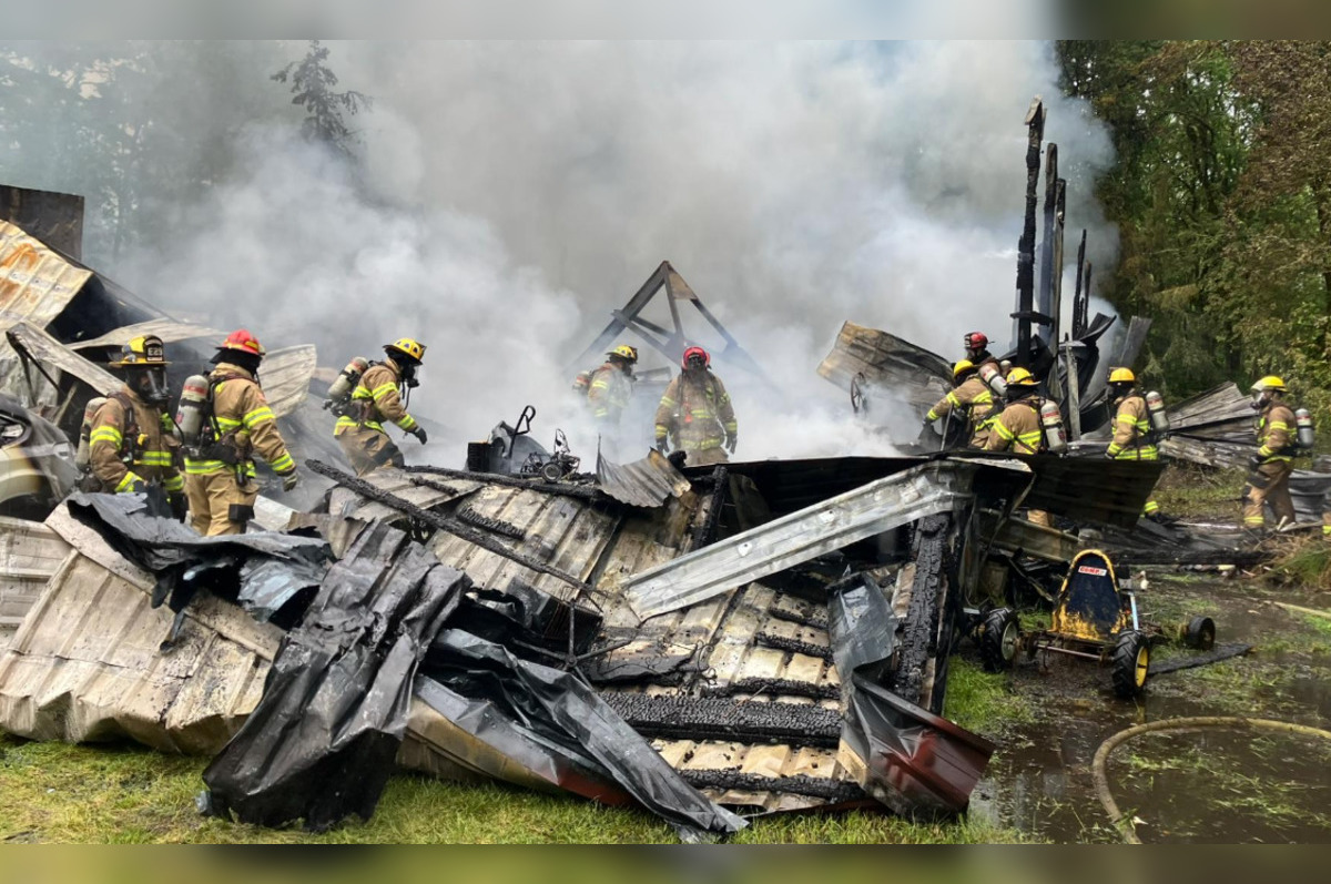 Ridgefield Barn Fire Claims One Life, Fire Crews Rescue Chickens and