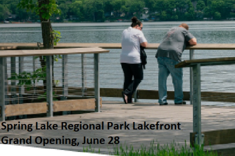 Scott County Welcomes Visitors to Spring Lake Regional Park Lakefront