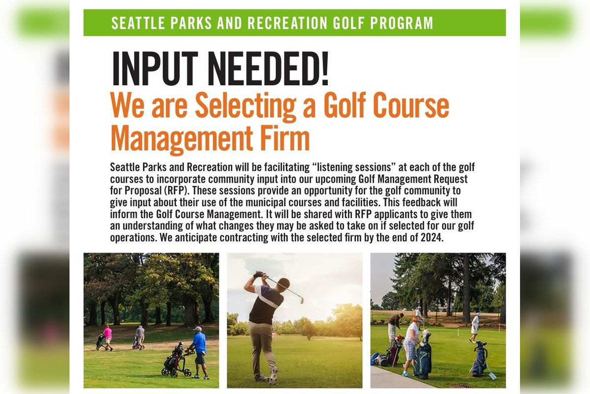 Seattle Parks and Recreation Seeks Golfer Input for New Golf