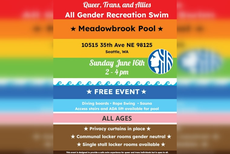 Seattle's Meadowbrook Pool Hosts Free All Gender Swim for Queer, Trans