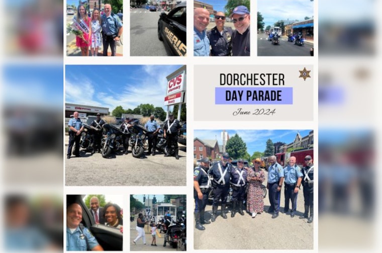 Suffolk County Sheriff's Deputies Join Festivities at Dorchester Day