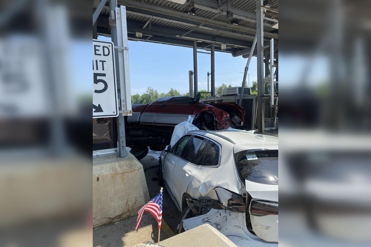 Three Injured in Pickup Truck Crash at New Hampshire's Bedford Toll