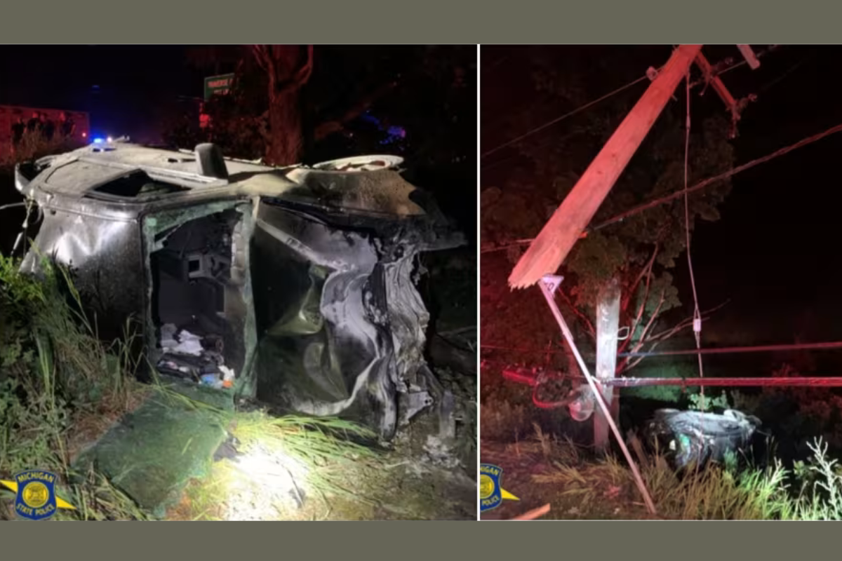 Two Injured in Garfield Township Crash, Alcohol Suspected as Factor in
