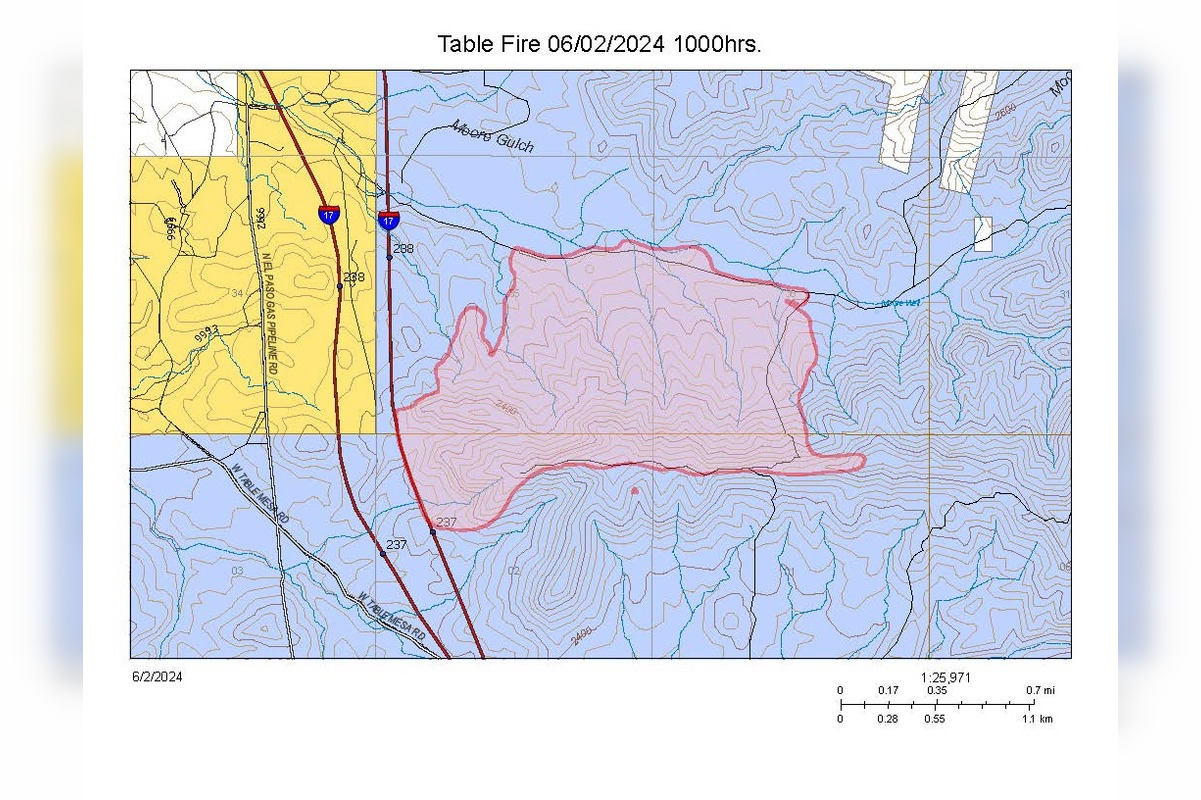 Wildfire Near New River Scorches Over 600 Acres, Temporarily Closes