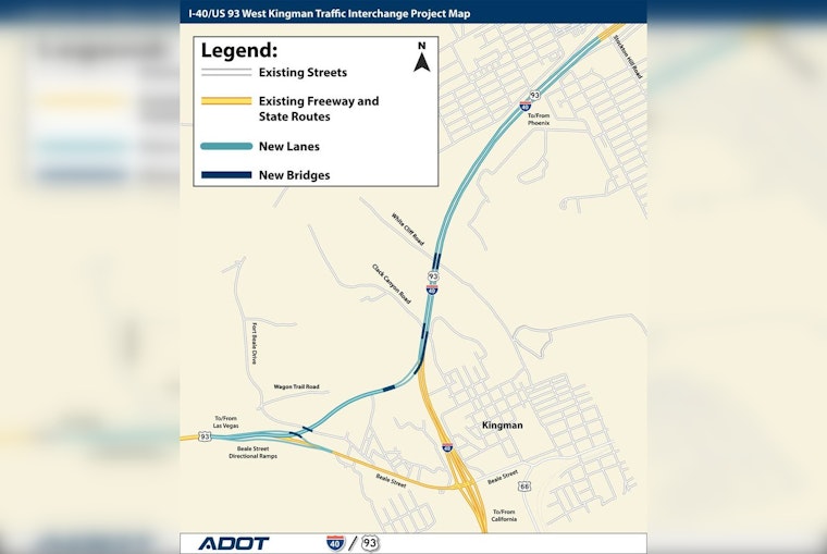 ADOT to Begin $106 Million Interchange Upgrade at I-40/US 93 in
