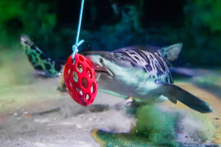 Birch Aquarium at Scripps Enhances Shark and Ray Well-being with