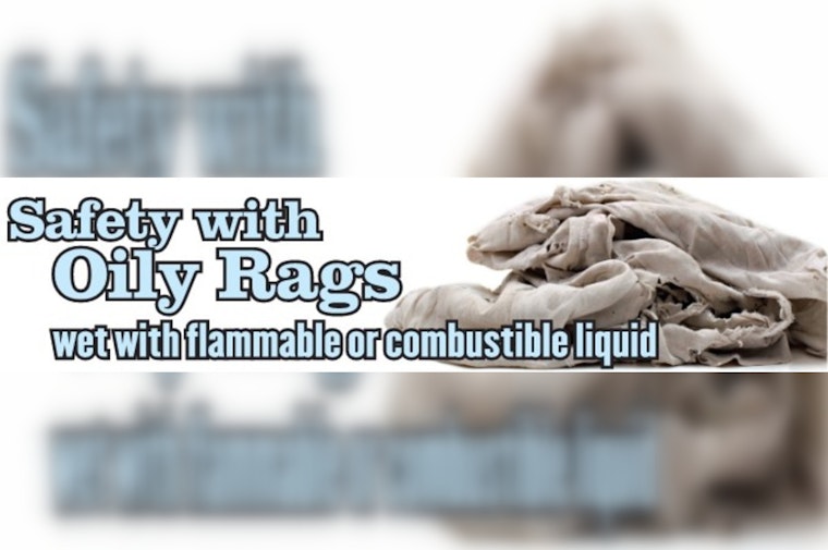 Bloomington Fire Department Shares Safety Tips on Oily Rag Disposal