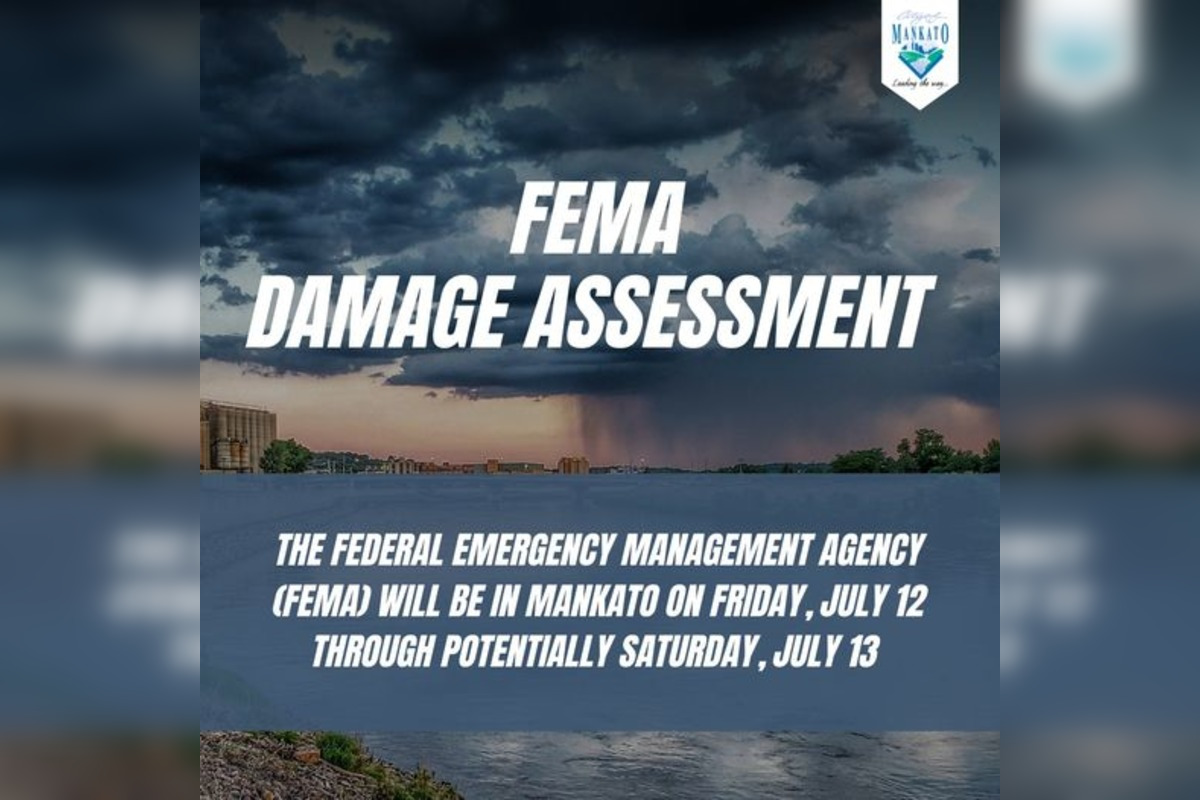 FEMA Conducts Preliminary Damage Assessment in Mankato Following Flood