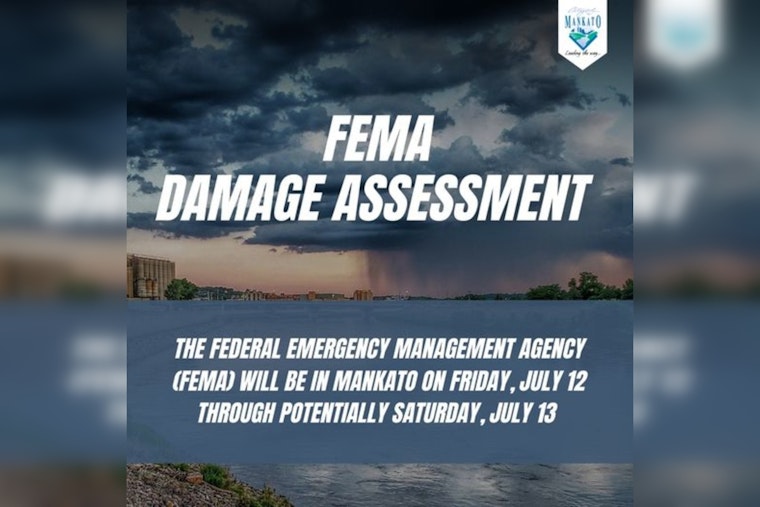 FEMA Conducts Preliminary Damage Assessment in Mankato Following Flood