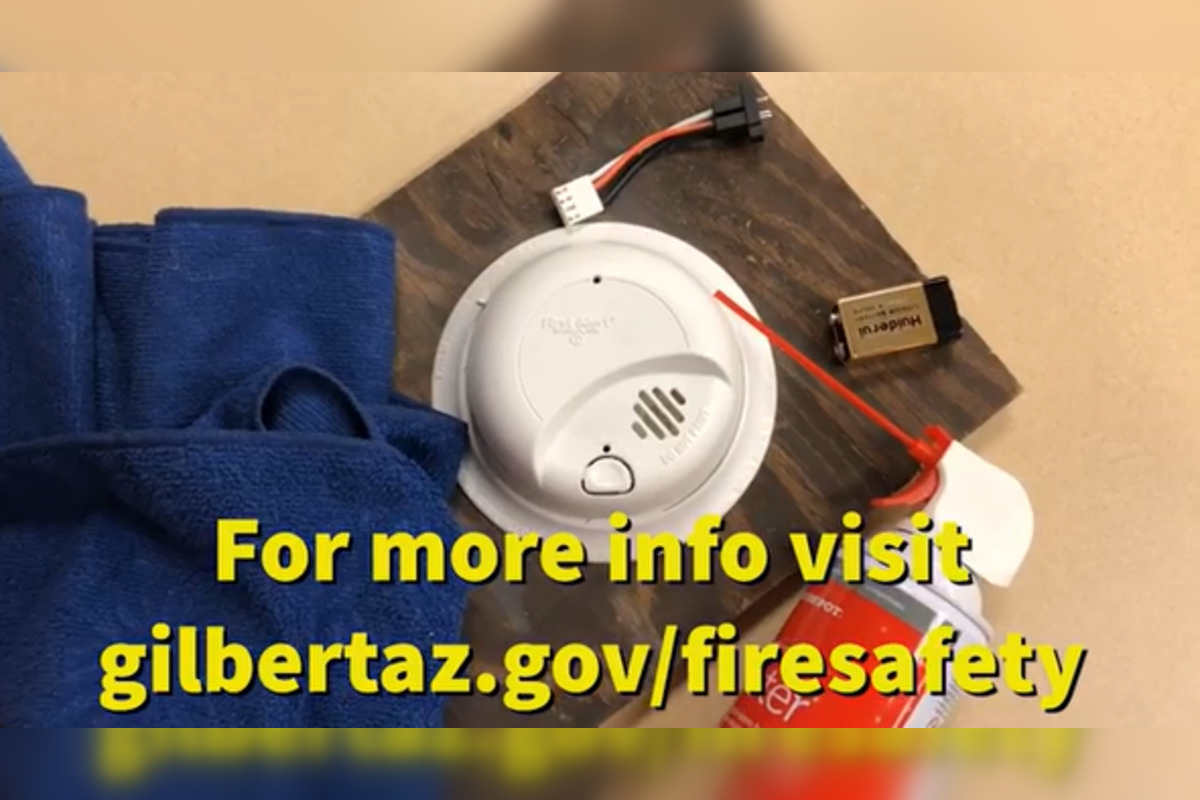 Gilbert Fire & Rescue Urges Residents to Clean Smoke Detectors