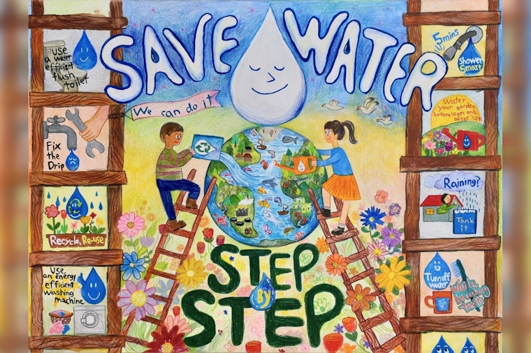 Glendale Showcases Student Art Advocating Water Conservation at City