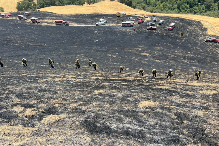 Livermore's Tesla Fire Under Control, Firefighters Subdue Blaze at Del