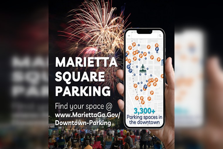 Marietta Reveals Prime Parking Locations for "Fourth in the Park"