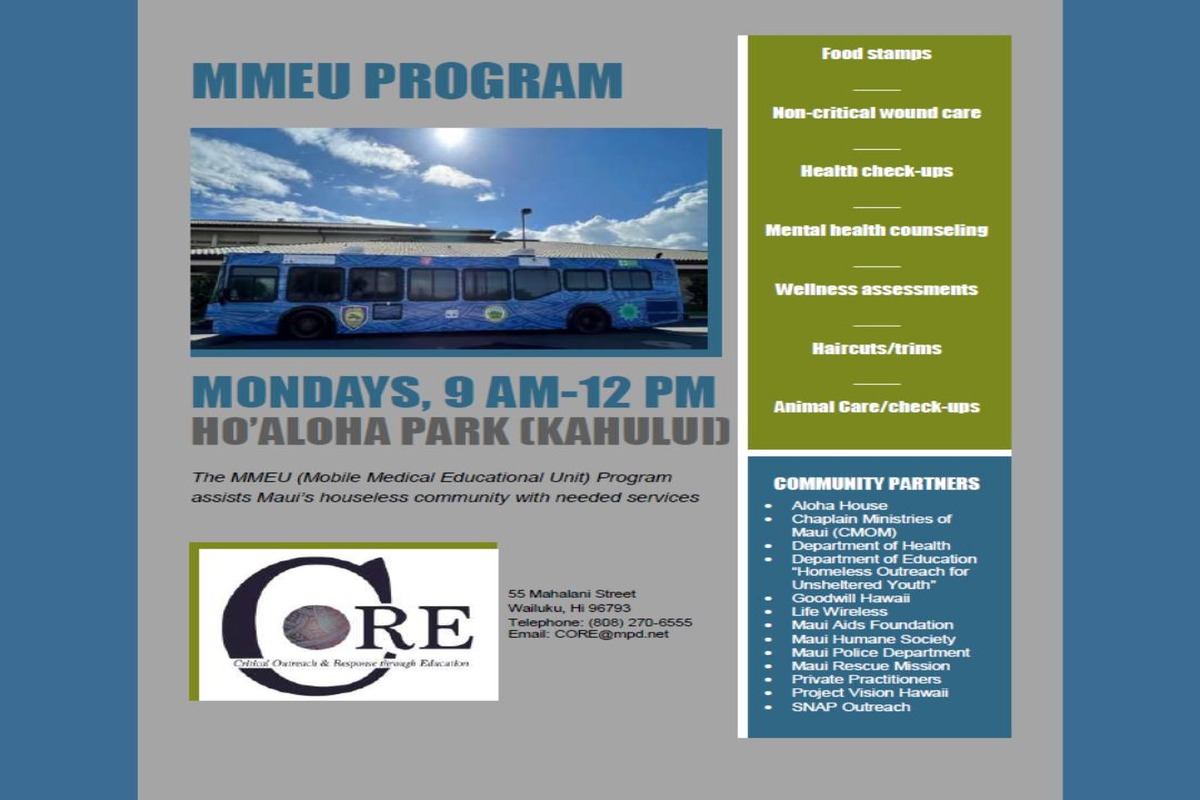 Maui Police Department Leads Compassionate Outreach with Mobile