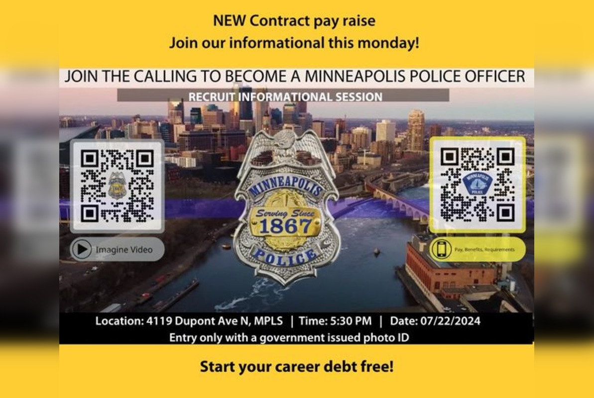Minneapolis Police Department Hosts Recruitment Information Session