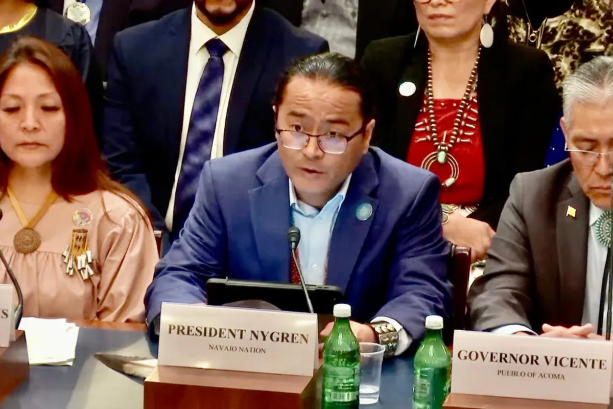 Navajo Nation President Heads Historic Push for $12B Water Rights in