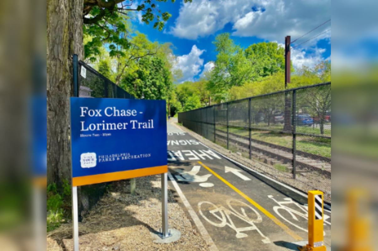 New Fox Chase Lorimer Trail Enhances Biking and Walking in Northeast