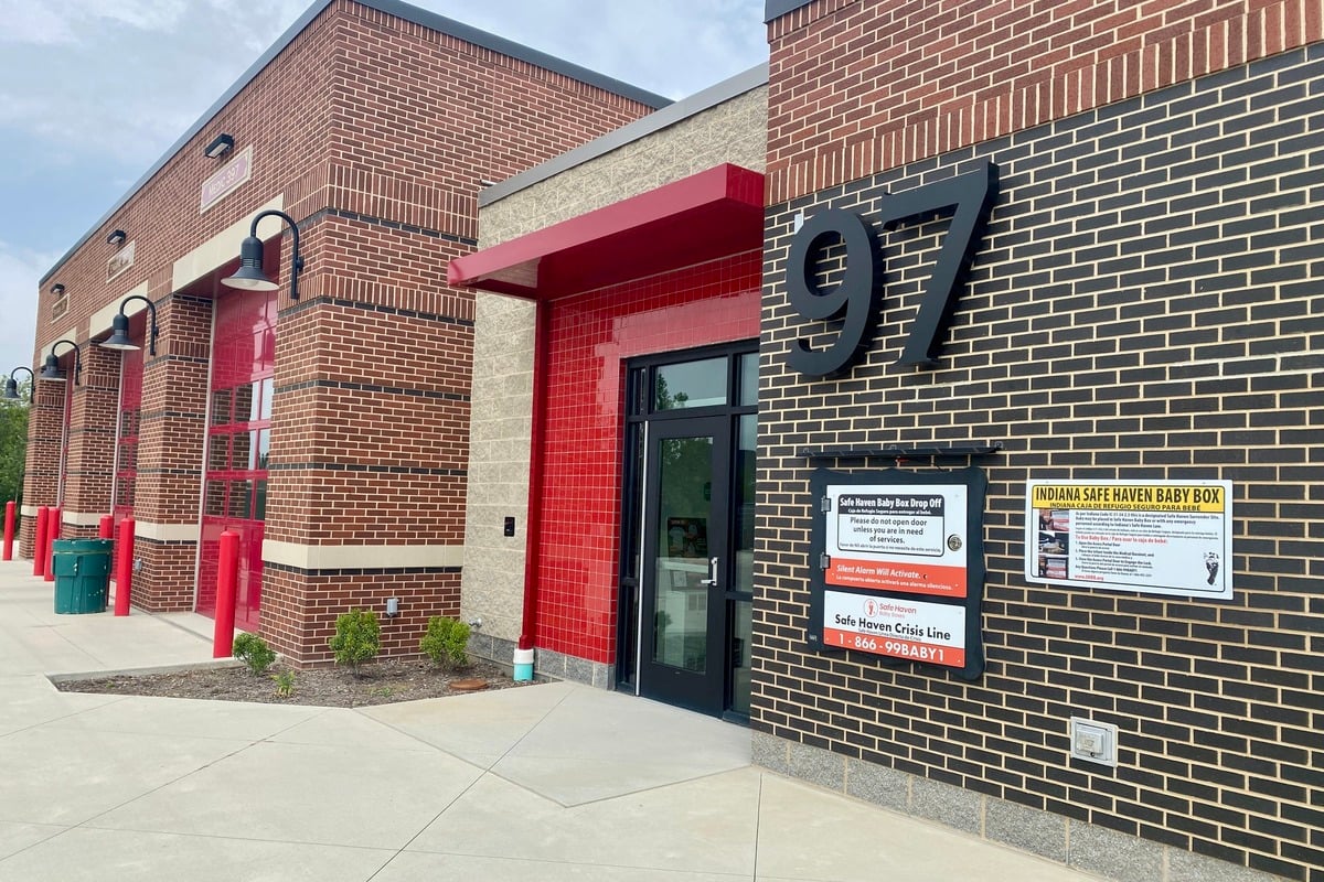 Newborn Surrendered at Fishers Fire Department's Safe Haven Baby Box,