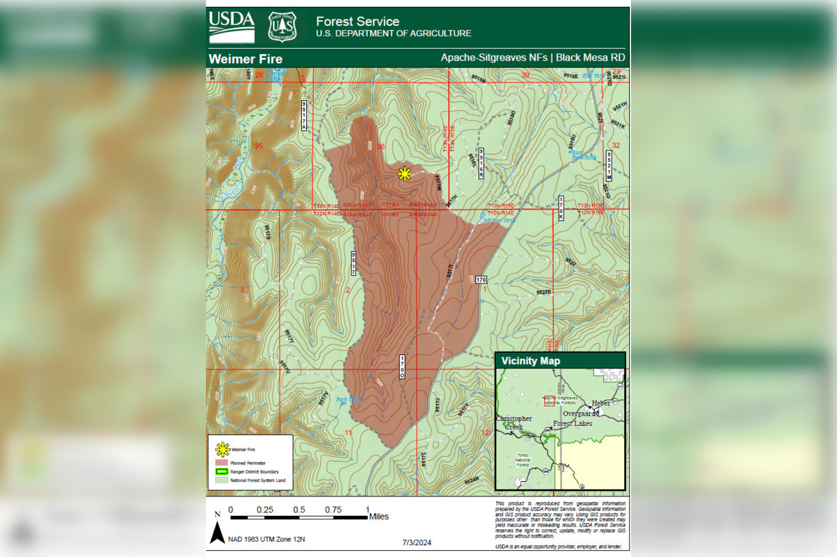 Northern Arizona's Weimer Fire Spurs Intense Suppression Efforts Near