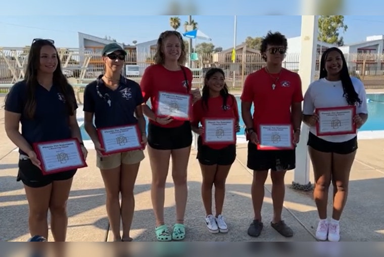 Phoenix Lifeguards Honored with Life Saving Awards for Rescue of Young