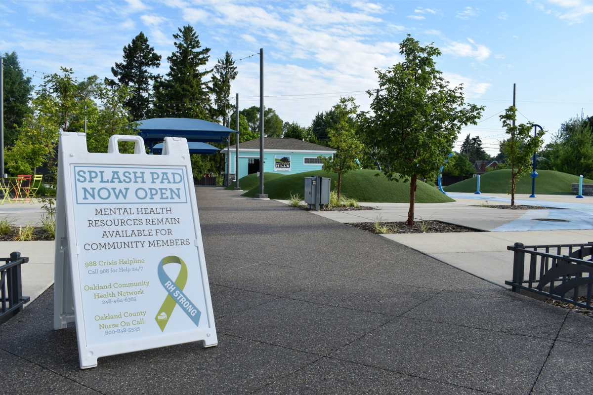 Rochester Hills Splash Pad Reopens in Wake of Shooting, Symbolizing