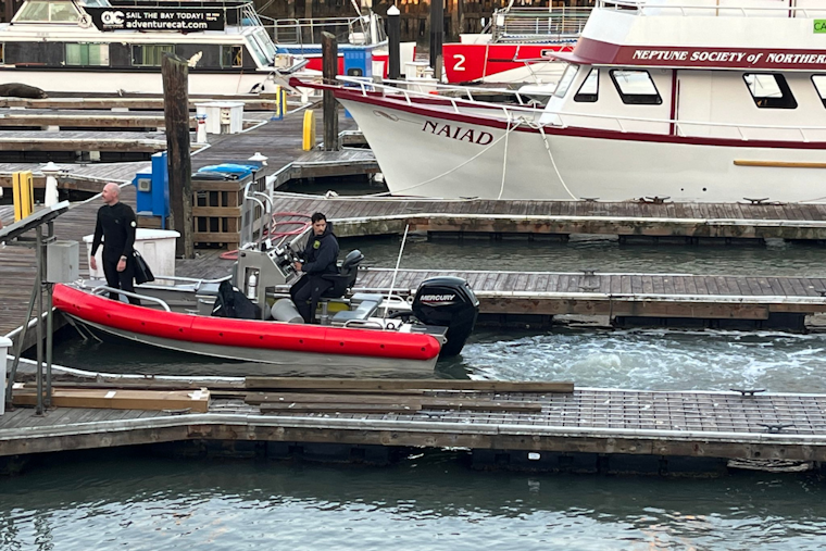 San Francisco Firefighters Save Victim From Bay Waters Near Pier 39