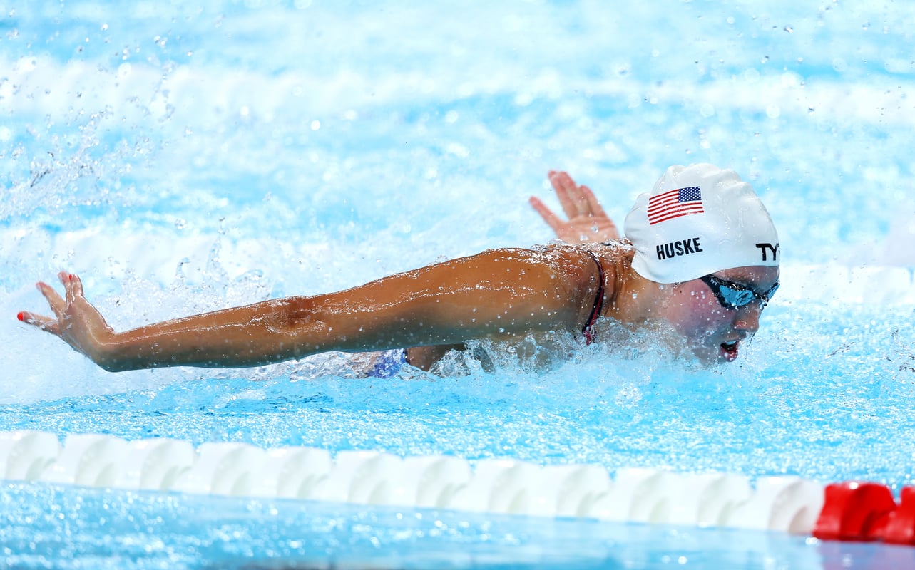 Stanford Sensation Torri Huske Edges Out Teammate for Gold in Olympic