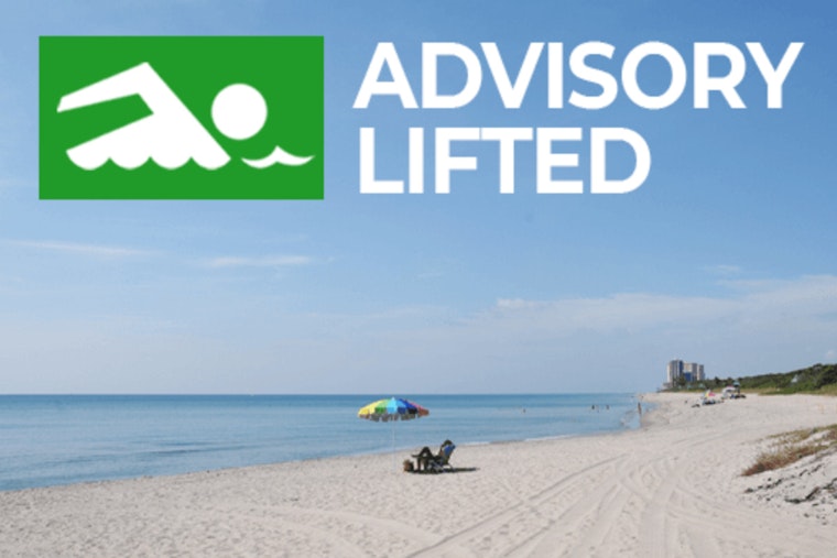 Swimming Advisory Lifted at Spanish River Park Beach in Palm Beach