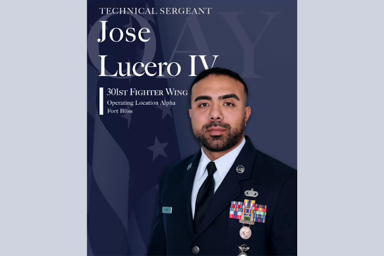 Technical Sergeant Jose Lucero IV Honored as One of Air Force's 12