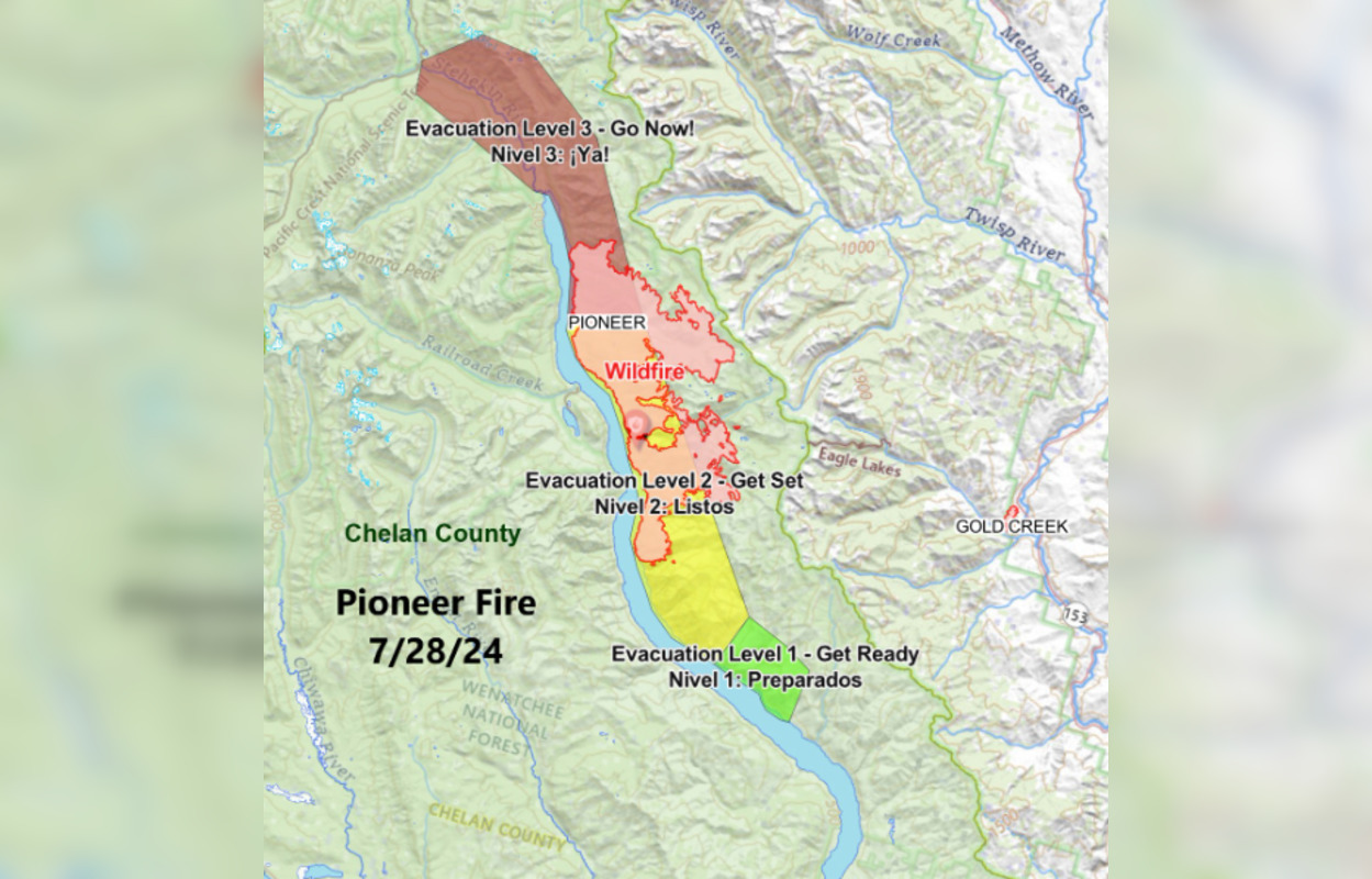 Urgent Evacuation Order for Stehekin as Pioneer Fire Engulfs Chelan