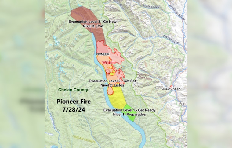 Urgent Evacuation Order for Stehekin as Pioneer Fire Engulfs Chelan