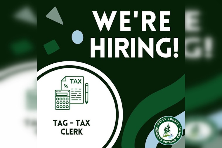 Butts County Seeks Detail-Oriented Tag-Tax Clerk for Essential Public