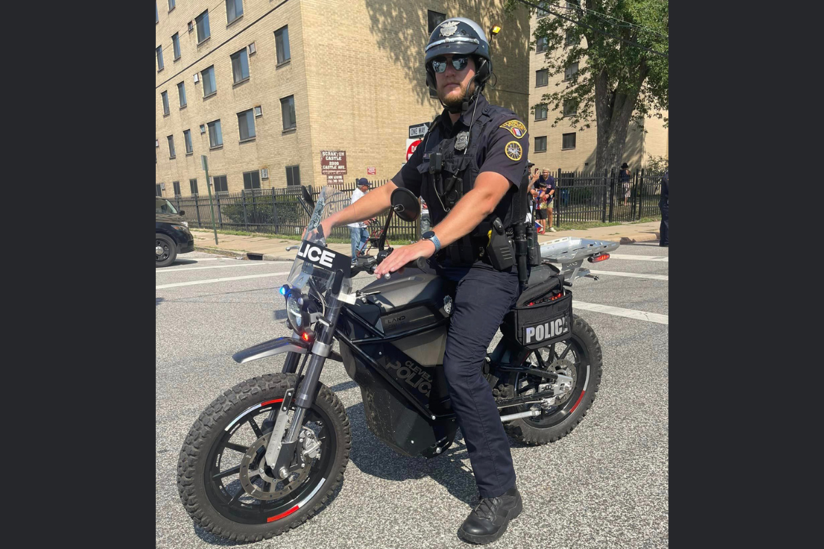 Cleveland Police Adds Electric "e-moto" Vehicles to Traffic Unit for