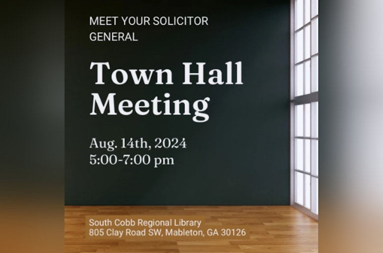 Cobb County Solicitor General Engages Community with Series of Town