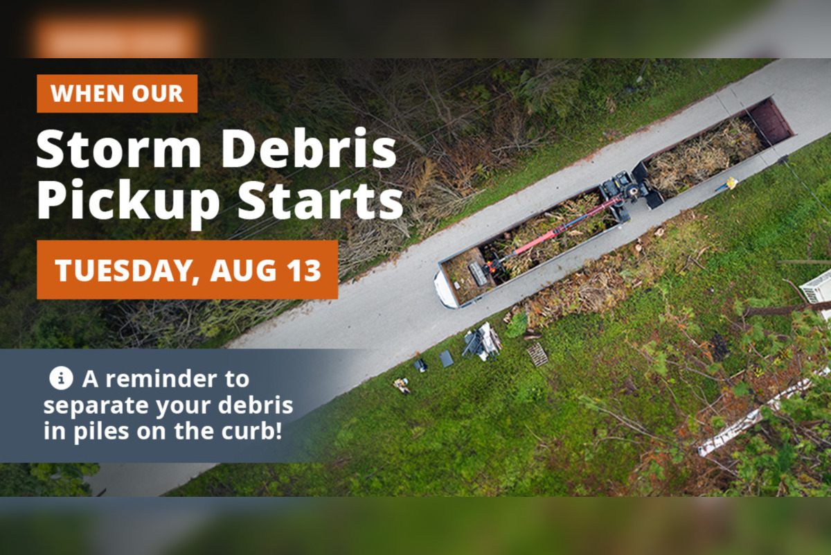 Debris Collection Begins in Manatee County After Storm Debby, with