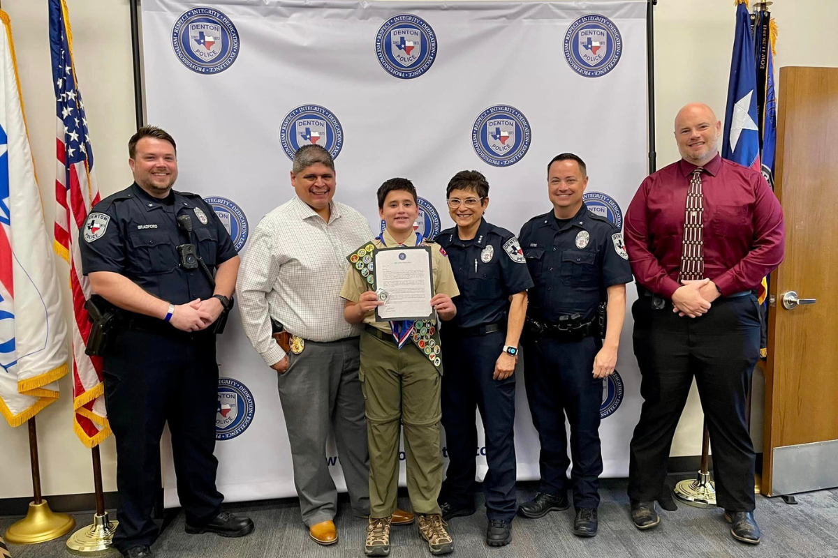 Denton Celebrates Local Teen Joey Tobin's Rise to Eagle Scout Rank,