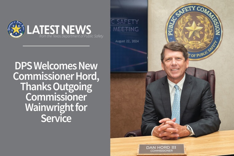 DPS Welcomes Commissioner Dan Hord as Leadership Baton Passes in