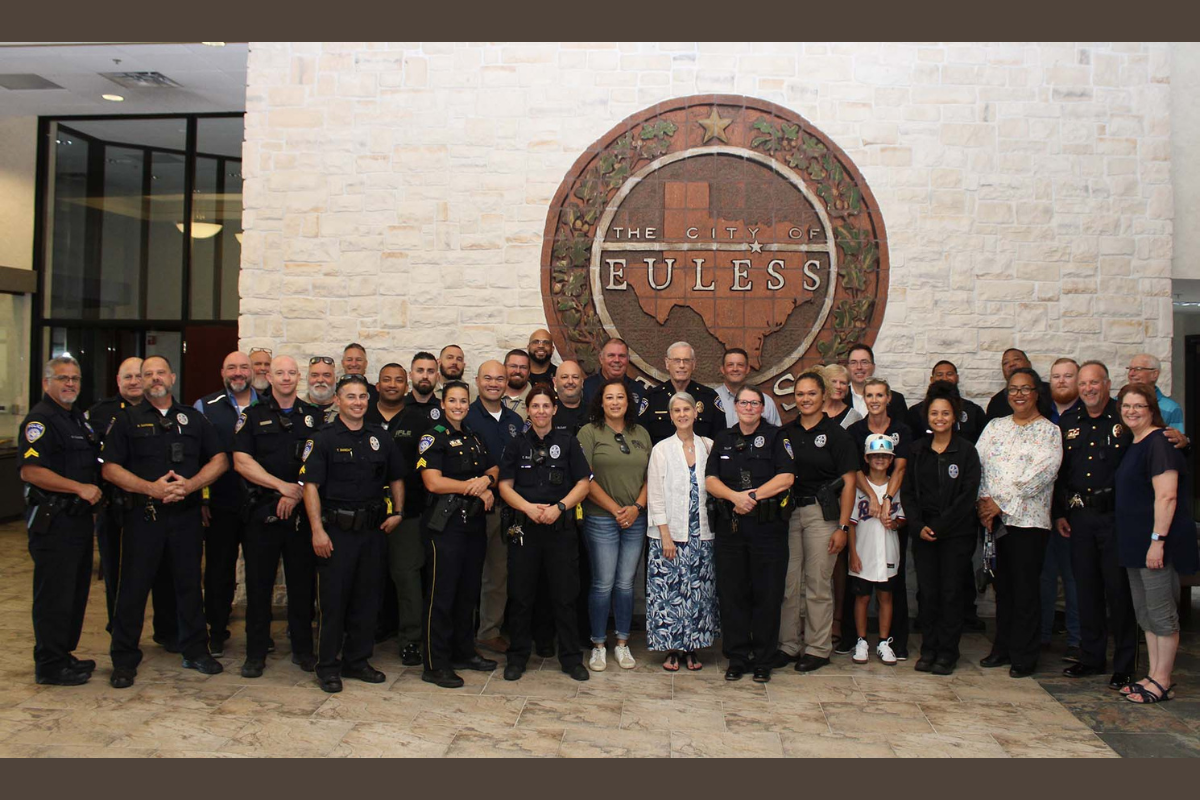 Euless Honors Police Chief Michael Brown for His 50 Years of Service