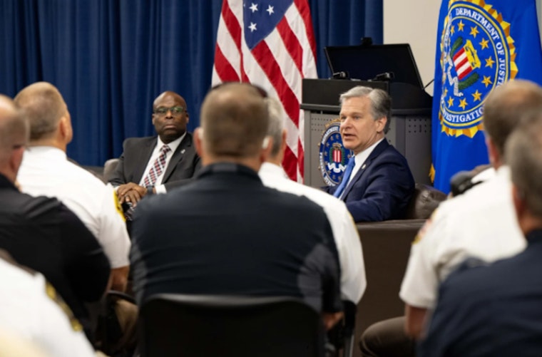 FBI Director Christopher Wray Reinforces Partnership in Law