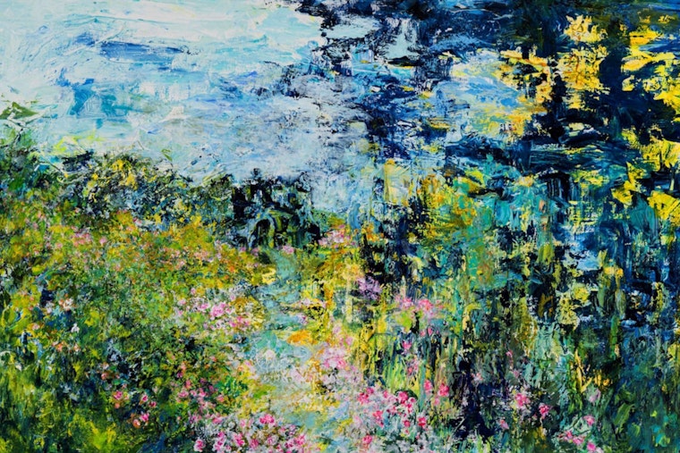 Fran Mann Goodman's Vibrant Art Exhibition "Homage to Color" Unveiled
