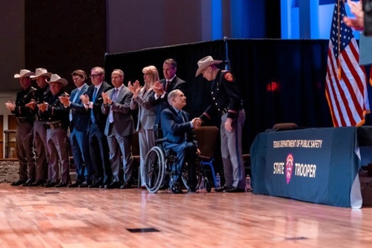 Governor Abbott Honors Outgoing DPS Director Steve McCraw at Austin