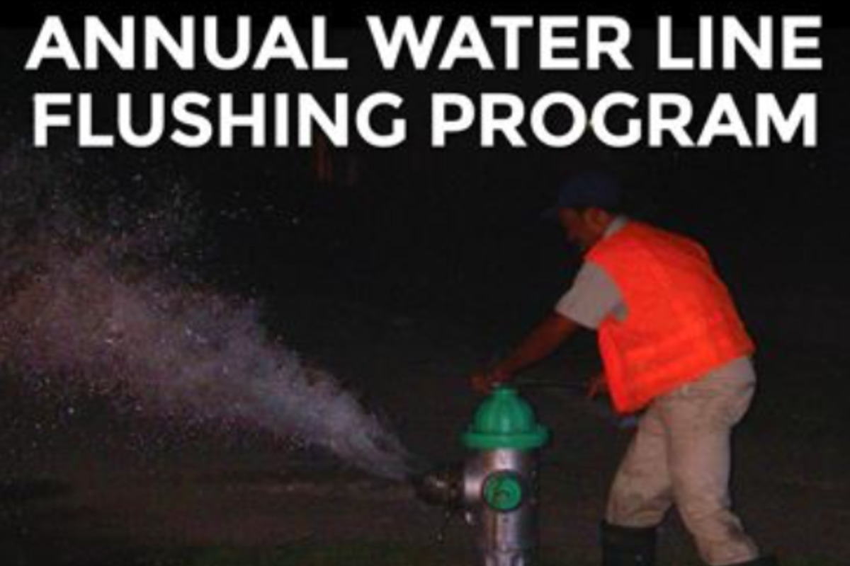 Hollywood Begins Water Line Flushing Program with Temporary Changes in