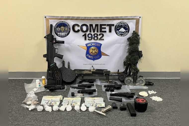 Major Drug Bust in Detroit: Michigan State Police Seize Arms, Cash,