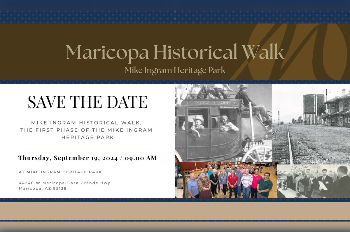 Maricopa to Unveil Mike Ingram Heritage Park With Historic Walkway,
