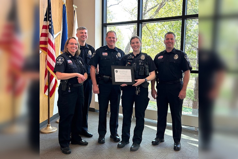 Minnetonka Officer Honored for Exceptional Handling of Armed Standoff