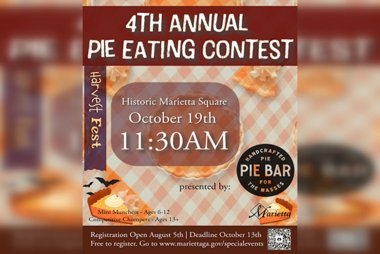 Registration Opens for Marietta's 4th Annual Pie Eating Contest at